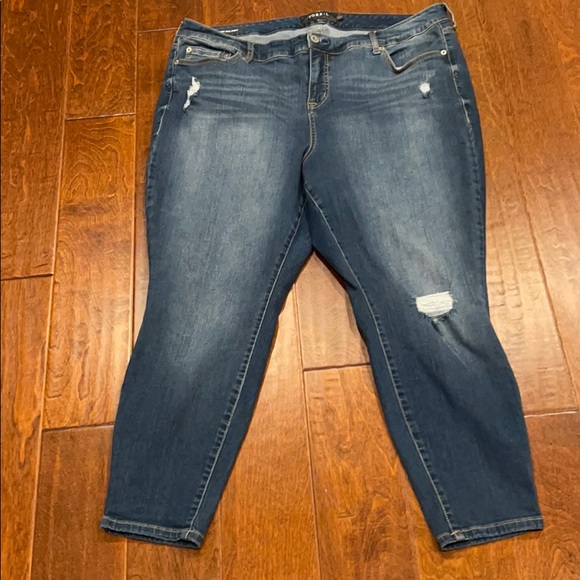 torrid | Jeans | Torrid Distressed High Rise Curvy Jeans 22 | Poshmark